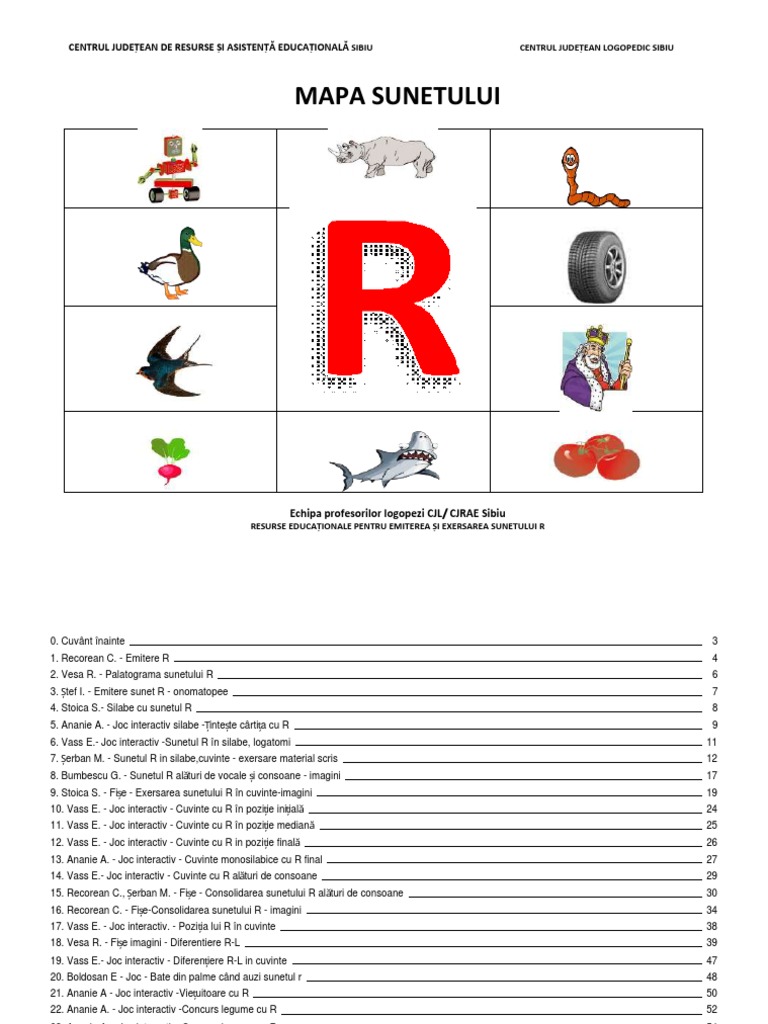 Mapa Sunetului R | PDF