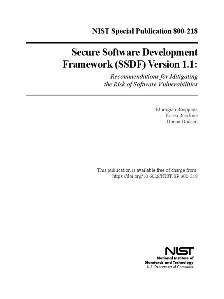 Souppaya Et Al. - 2022 - Secure Software Development Framework (SSDF ...