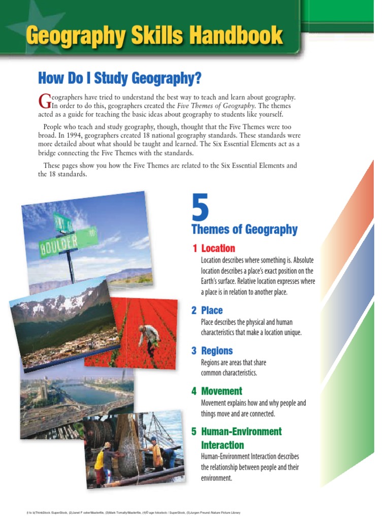 Geography Skills Handbook | PDF | Latitude | Geography