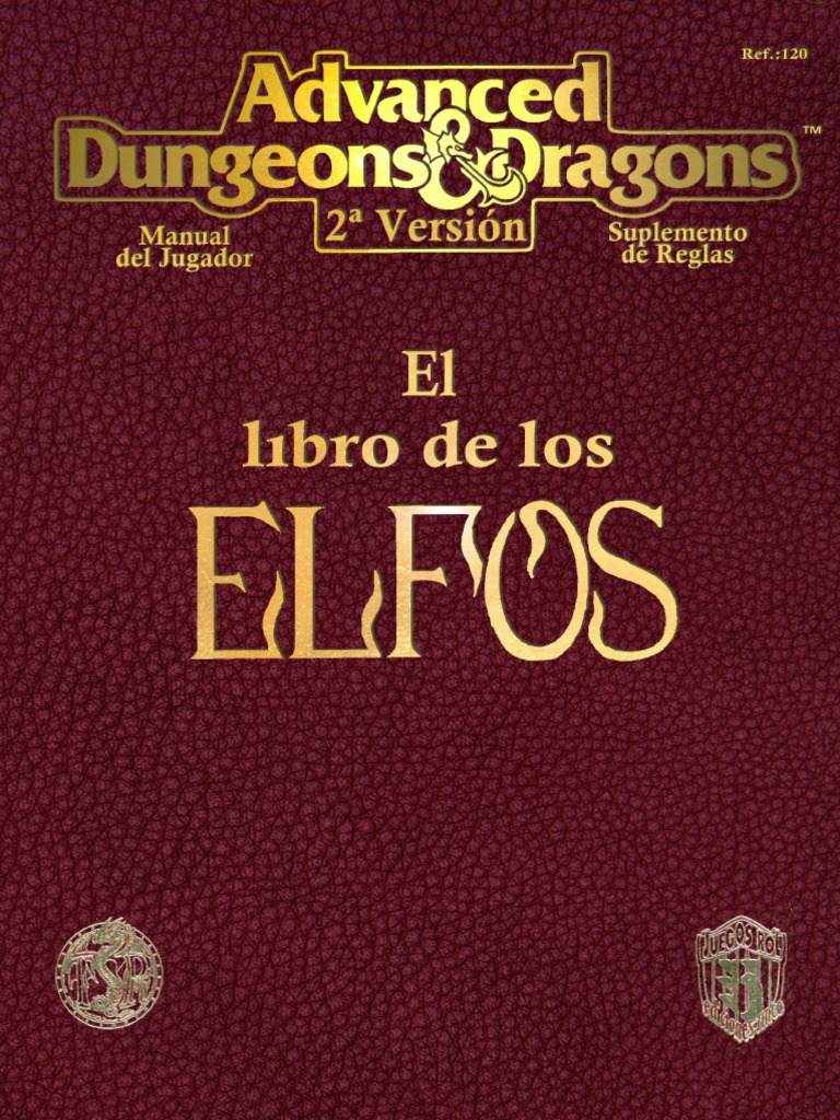 AD&D 2 El Libro de Los Elfos (Calidad Digital) | PDF | Duendes | Elf (Tierra Media)