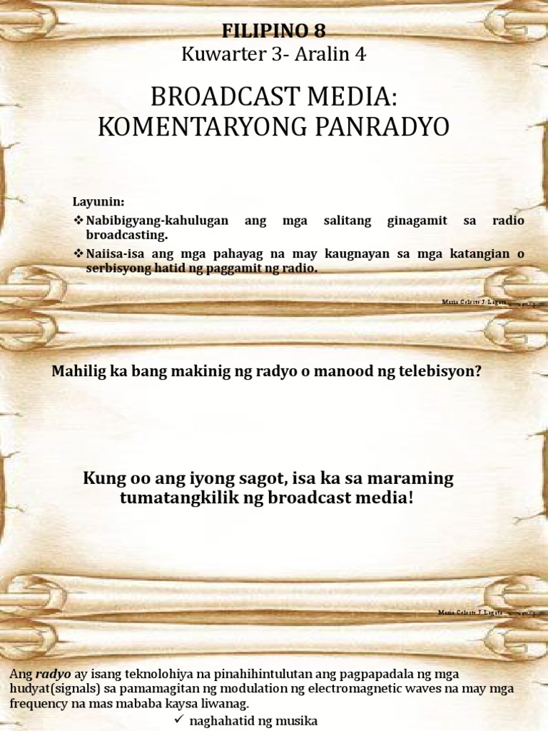 Ikatlong Linggo | PDF