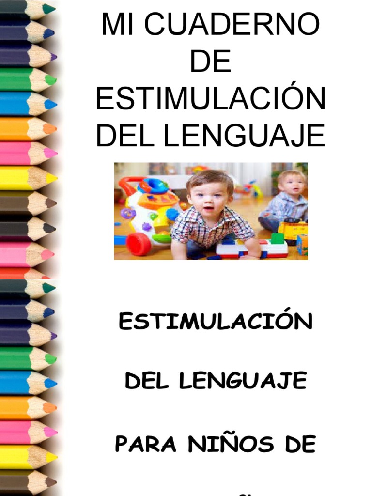 Cuaderno de Estimulación Del Lenguaje de 0 A 3 Años | PDF