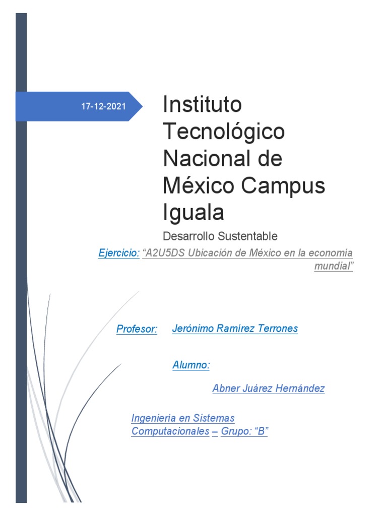 A2U5DS Juarez Hernandez Abner Isai | PDF | México | Deuda gubernamental