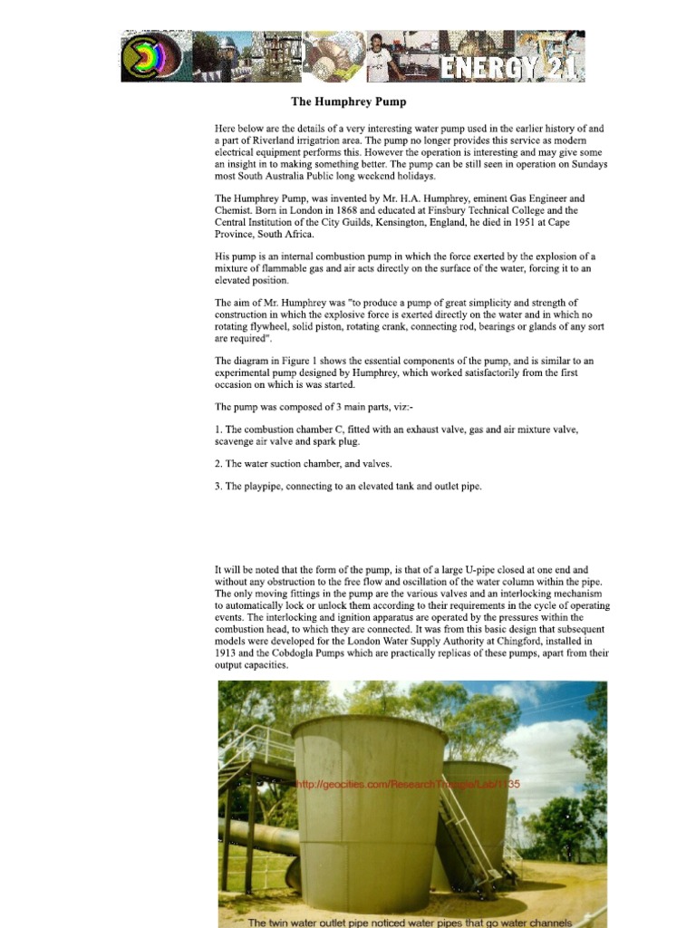 The Humphrey Pump | PDF
