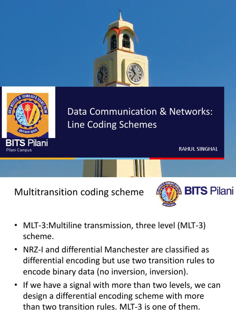L8 Line Code Schemes | PDF | Sampling (Signal Processing) | Modulation