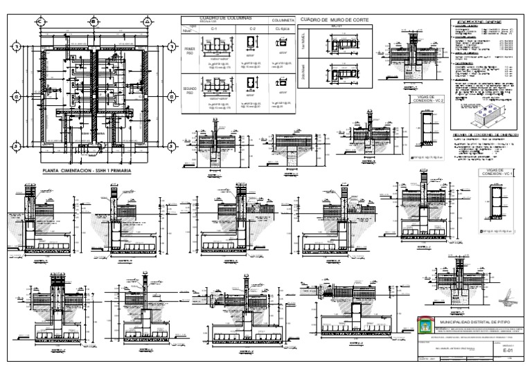Cuadro de Columnas | PDF | Ingeniería estructural