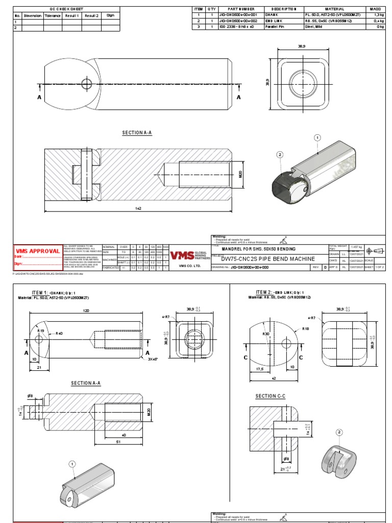 Jig SHS5004 004 000 | Download Free PDF | Sheet Metal | Engineering ...