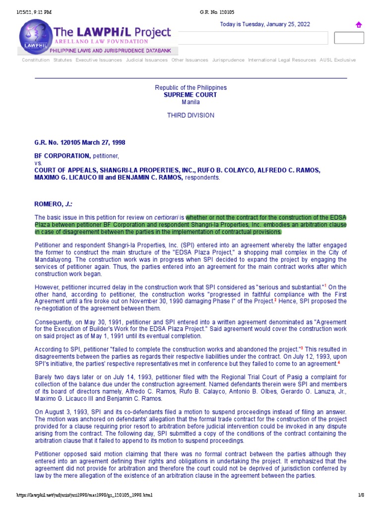 BF Corporation Vs CA | PDF | Certiorari | Appeal