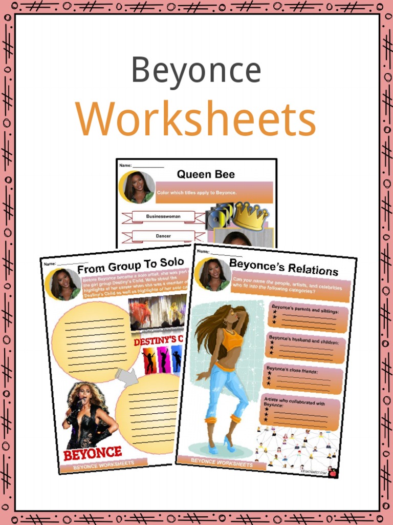 Worksheets: Beyonce | PDF | Beyoncé | Contemporary R&B