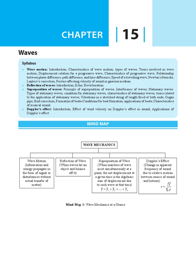 15 - Wave Motion | PDF | Waves | Harmonic