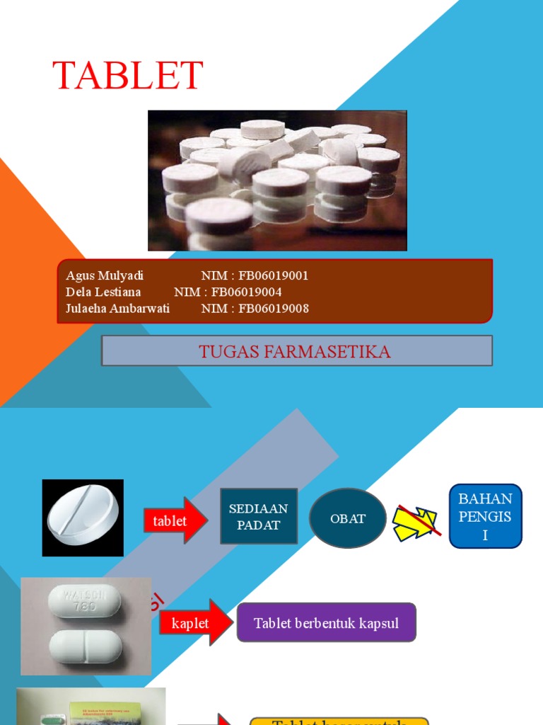 Tablet: Definisi dan Jenis Sediaan | PDF | Kesehatan Holistik