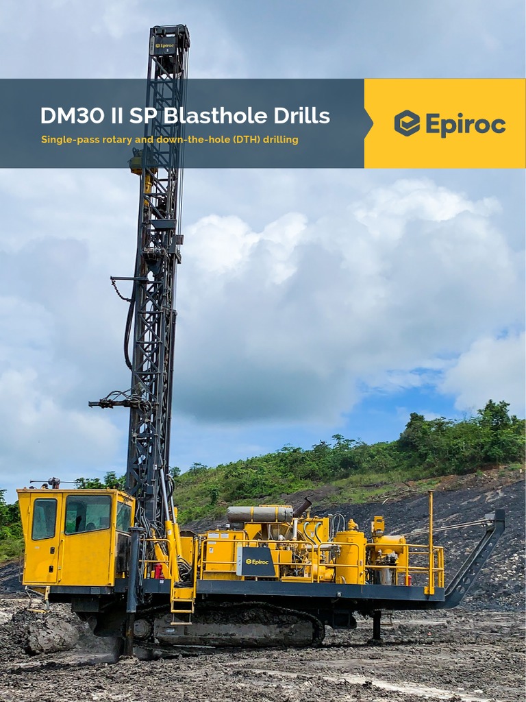 DM30 II SP Blasthole Drills: Single-Pass Rotary and Down-The-Hole (DTH ...