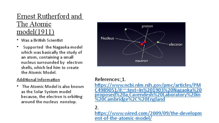 Ernest Rutherford and The Atomic Model | PDF