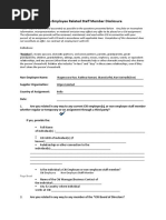 Employee Relatives Declaration Form | PDF