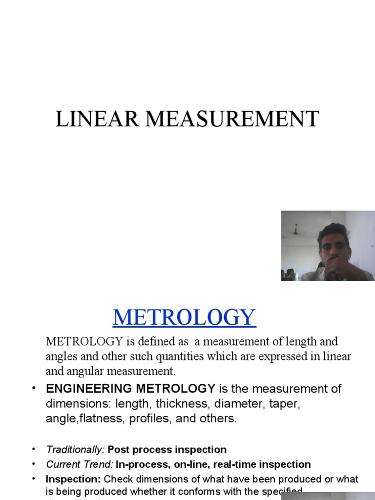 Linear Measurement in Metrology | PDF | Metrology | Measurement