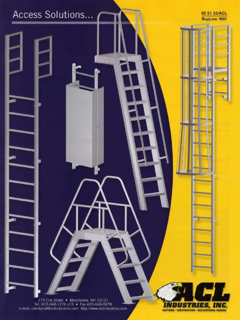 Acl Construction Ladders | PDF | Ladder | Stairs