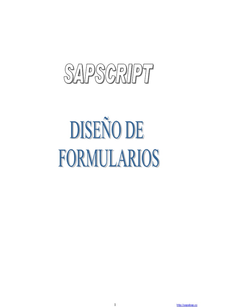 Sapscript Guia PDF