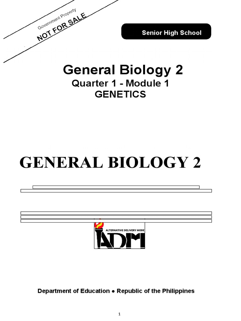 General Biology2 - Quarter 3 Modules | PDF | Primer (Molecular Biology ...