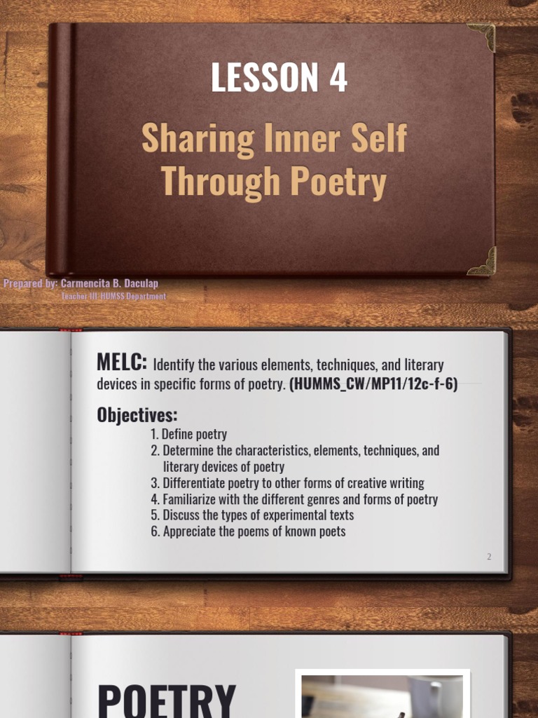 Lesson 4 Poetry! | Download Free PDF | Poetry | Metre (Poetry)