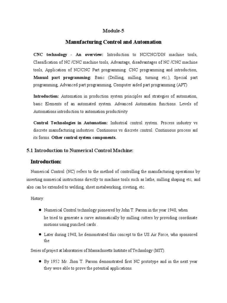 Module - Additive Manufacturing 18 Scheme | PDF | Numerical Control ...