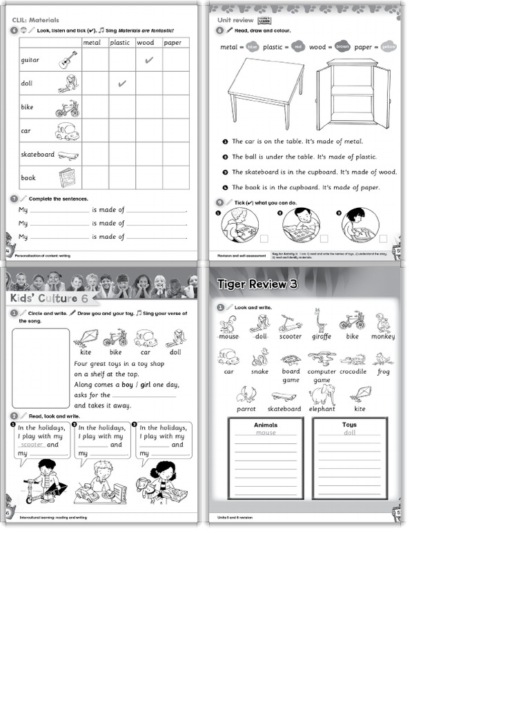 Tiger Time 1 Activity Book - TOAZ - Info | PDF