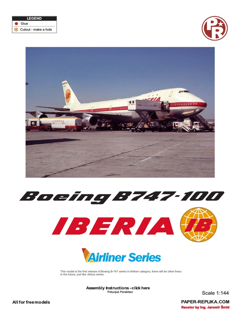 Iberia Boeing 747100 | PDF | Aviation | Aircraft