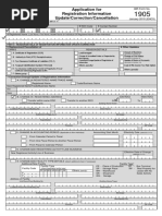 BIR Form 1905 PDF | PDF