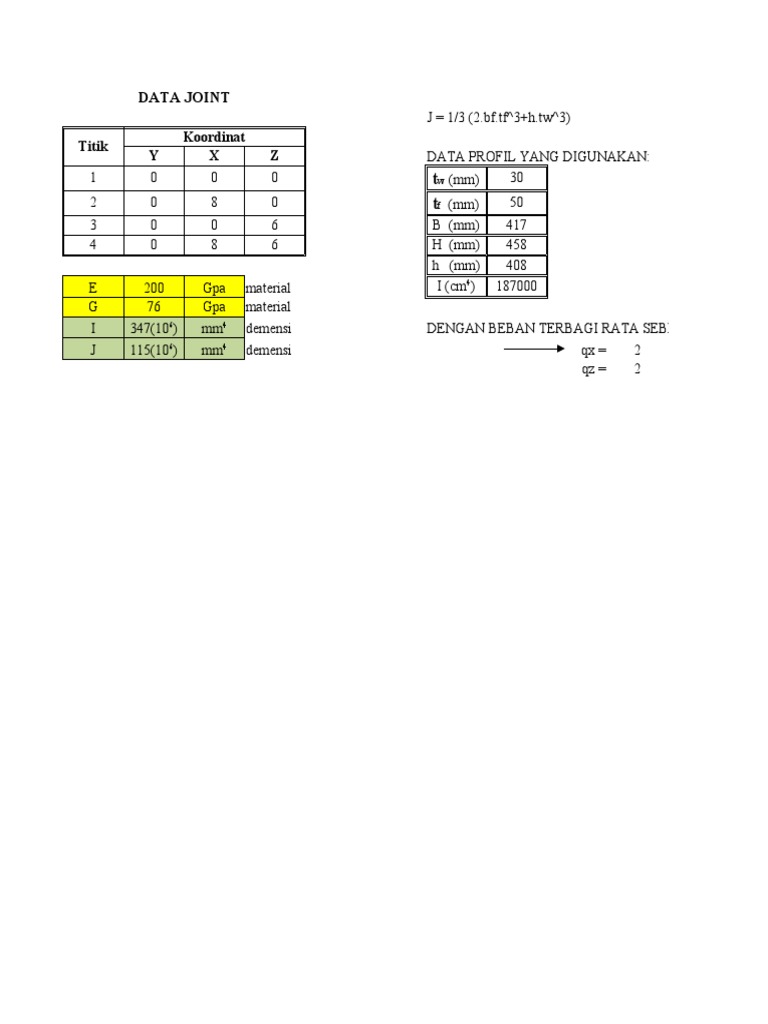 Analisis Struktur V Contoh Soal Grid 2 Sesuai No. 8.2 Edit Tanggal ...