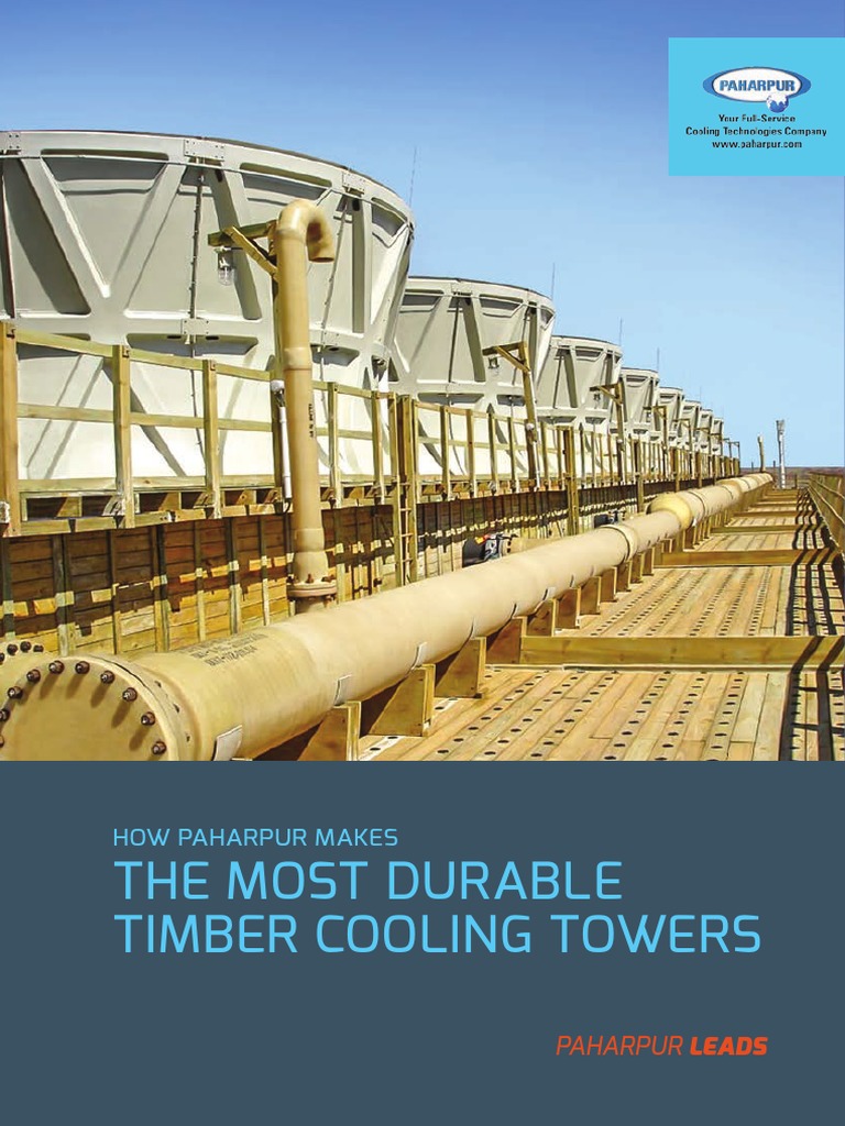 Paharpur's Durable Timber Cooling Towers | PDF | Lumber | Wood