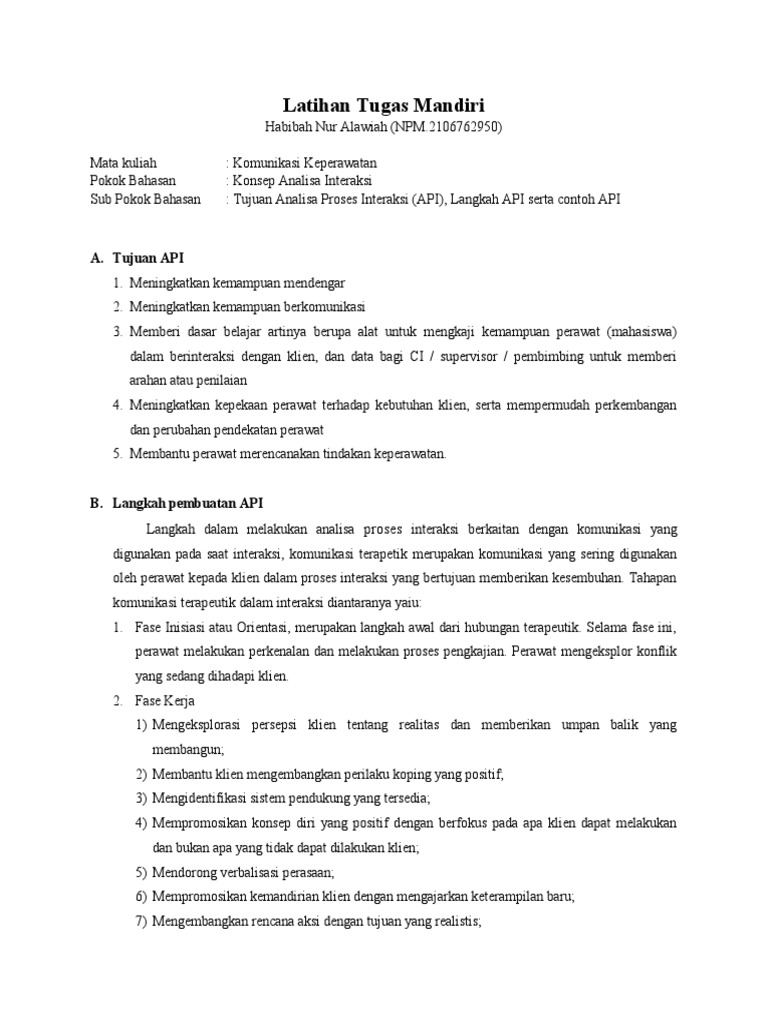 LTM (Tujuan, Manfaat, Dan Contoh API) Fix | PDF