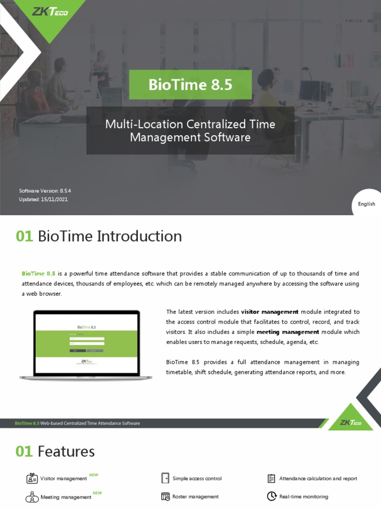 BioTime 8.5.4 Introduction | PDF | Internet & Web | World Wide Web