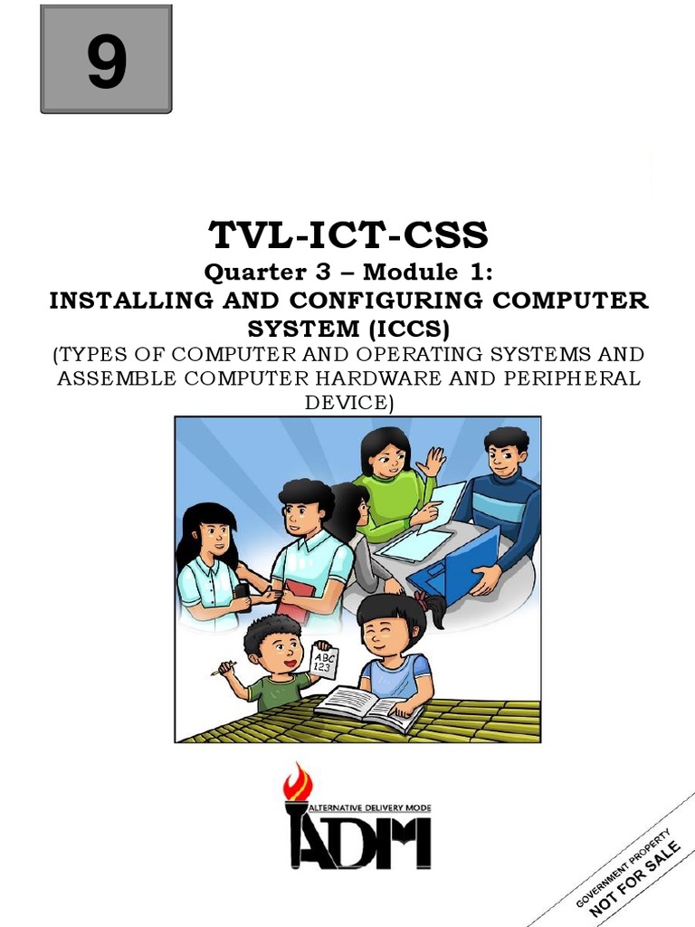 Tvl-Ict-Css: Quarter 3 - Module 1: Installing and Configuring Computer System (Iccs) | PDF ...