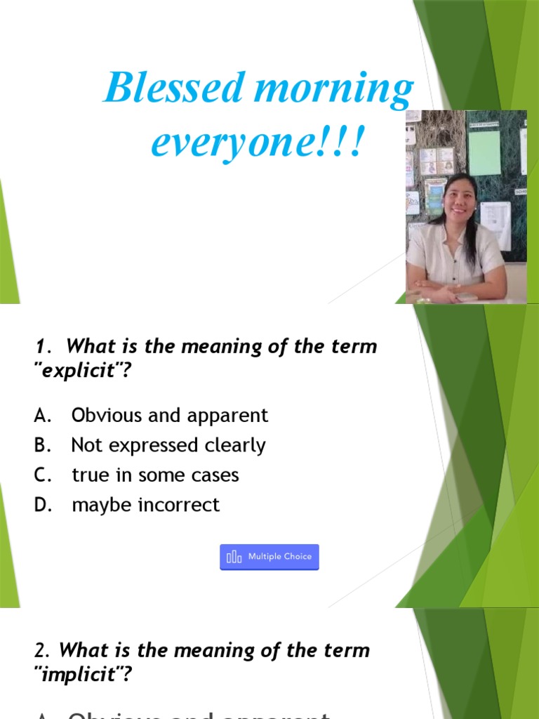 Explicit and Implicit Claims in A Paragraph | PDF | Evidence | Propaganda