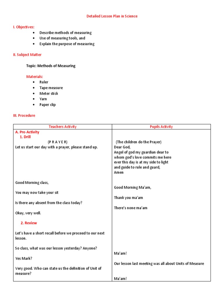 Measurement Methods in Science Class | PDF | Mole (Unit) | Mass