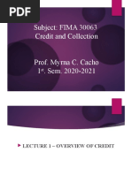 Module 1 - Introduction To Credit and Collection | PDF | Credit ...