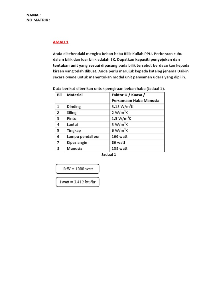 Amali 1 | PDF | Teknologi & Rekayasa