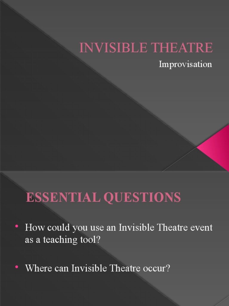 Invisible Theatre | PDF