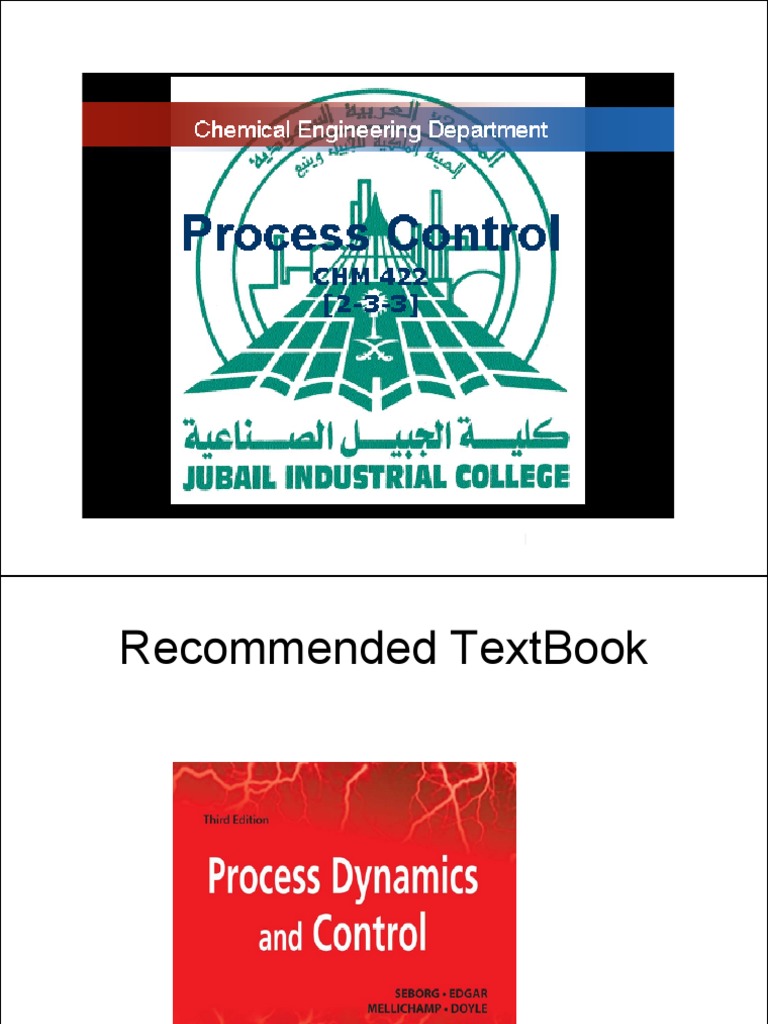 Process Control B.S | PDF | Control Theory | Control System