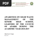 Questionnaire | PDF | Waste Management | Municipal Solid Waste