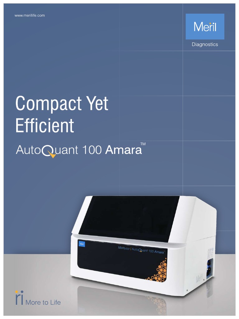Autoquant 100iautoquant 100 Amara | PDF