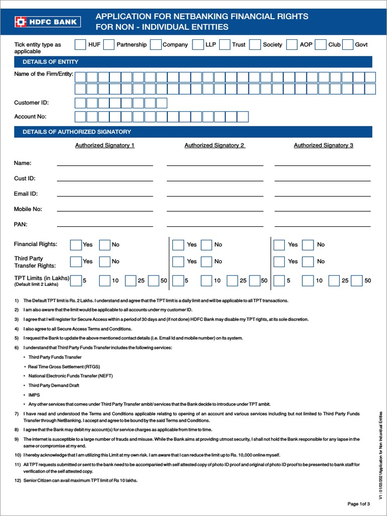 Application Fornft TPT TGD | PDF | Banks | Online Banking