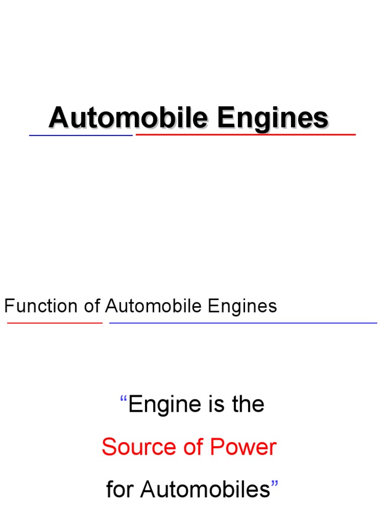 Engine Basics - 1 | PDF | Horsepower | Diesel Engine