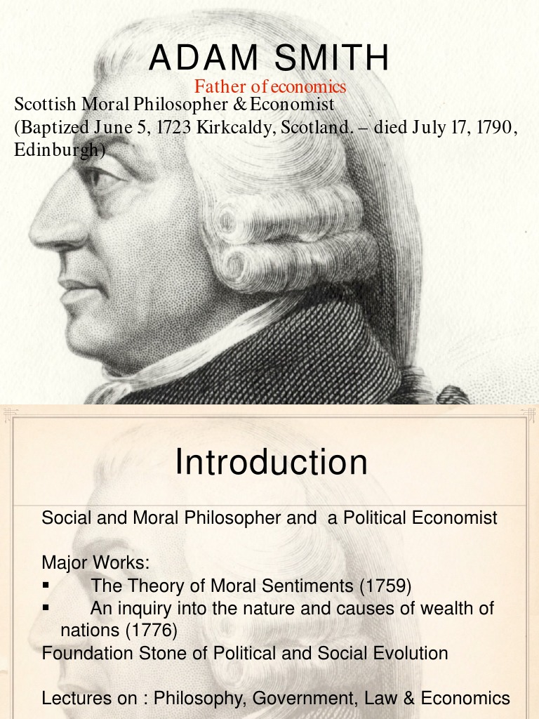 Adam Smith: Economics Pioneer | PDF | Labour Economics | Adam Smith