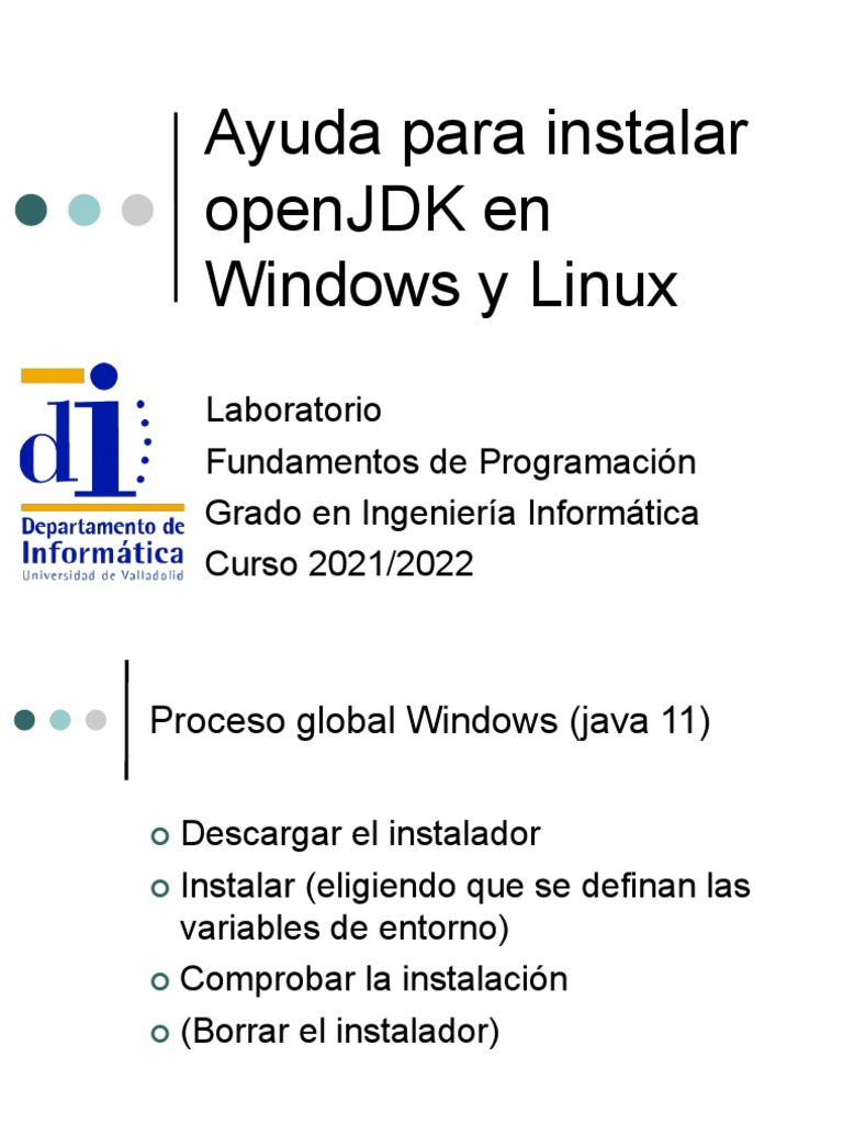 Ayuda para Instalar OpenJDK | PDF | Java (lenguaje de programación ...
