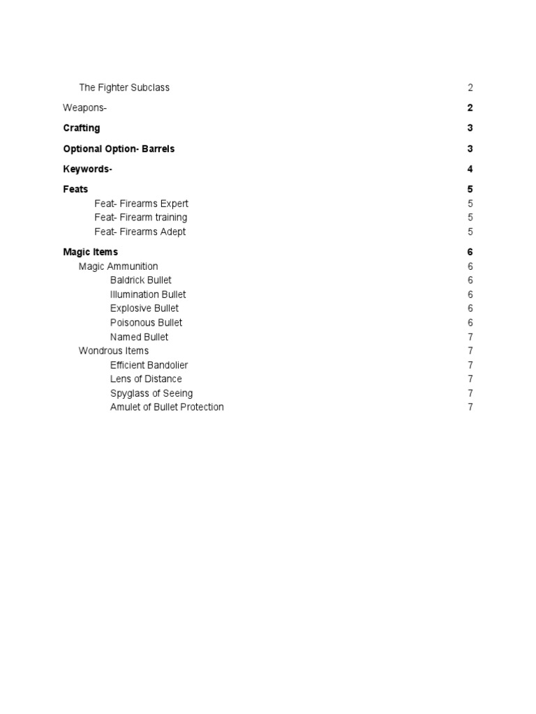 Firearms Expert: Gunslinger Feats & Items | PDF | Ammunition | Firearms