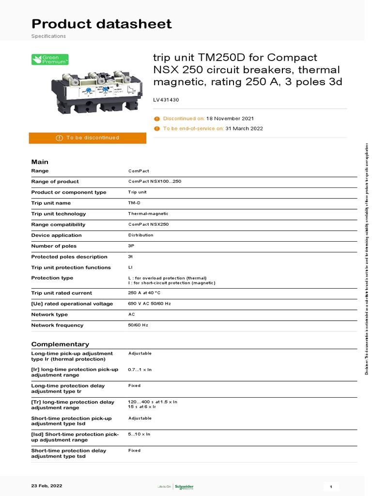 Compact NSX 630a Lv431430 | PDF | Electrical Components | Electricity