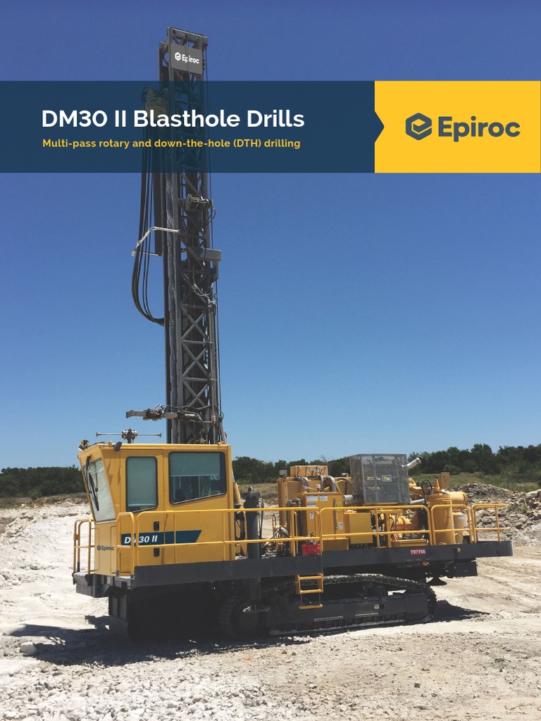 DM30 II Blasthole Drills: Multi-Pass Rotary and Down-The-Hole (DTH ...