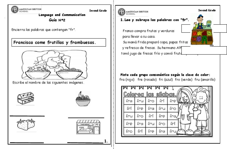 Grupo Consonántico FR | PDF