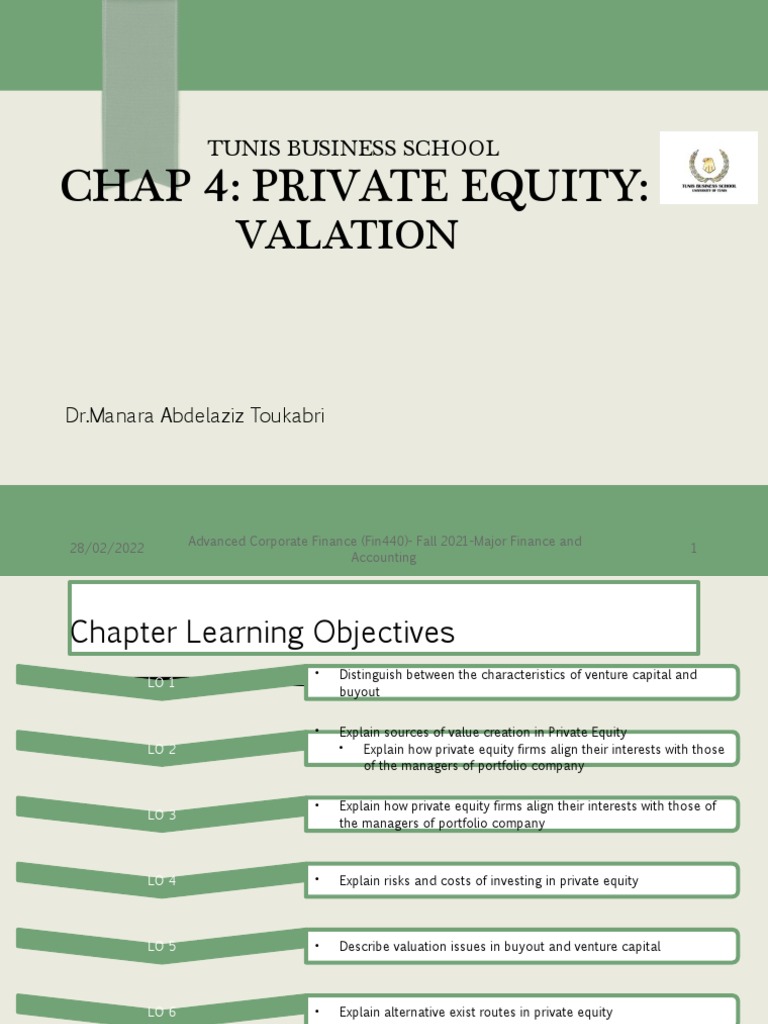 Private Equity Valuation Insights | PDF | Leveraged Buyout | Private Equity