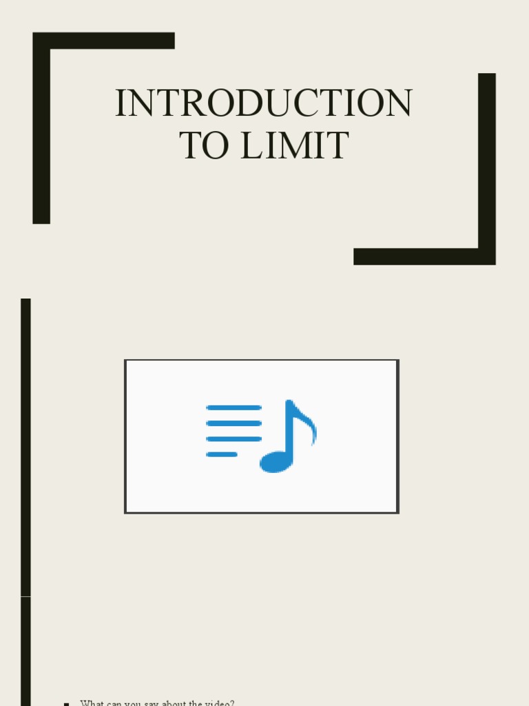 Introduction To Limit | PDF | Function (Mathematics) | Analysis